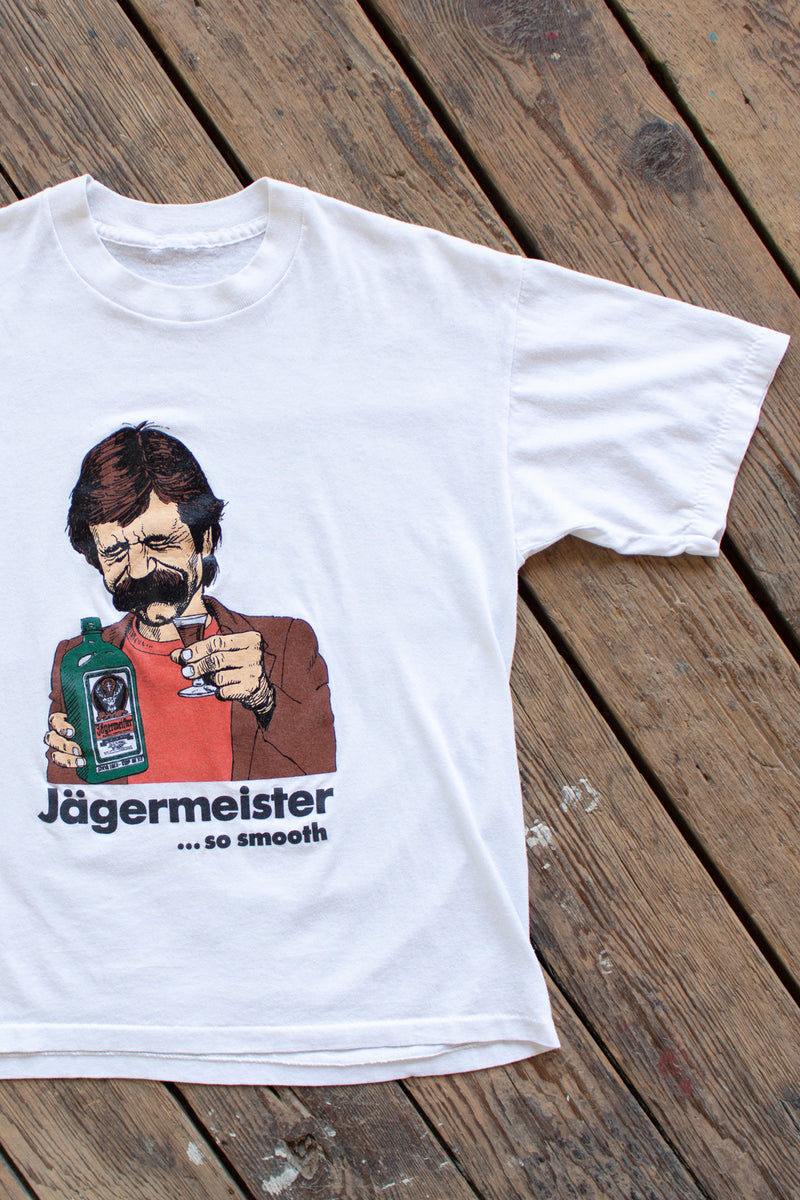 Vintage 1980s Jägermeister So Smooth T-Shirt - Small – Tall Tale Vintage